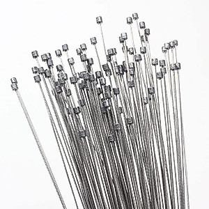 Bicycle Shift Cables Mountain Road Bike Shift Inner Cable Grinding Stainless Steel Derailleur Cable 2100x1.1mm Bike Accessories (10 Pieces)