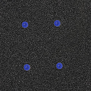 Dimebag Skateboard Hardware 1 Set Blue 1 in