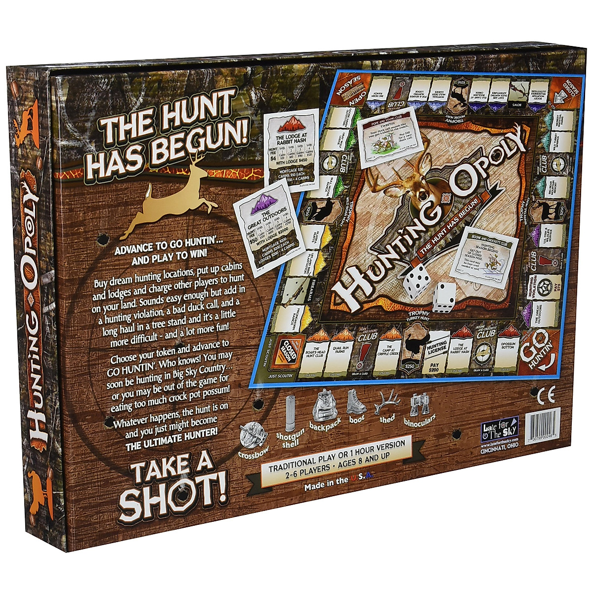 Late for the Sky Hunting-opoly Board Game