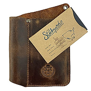 Valhalla Gear, Tool Holster Handmade from Full Grain Leather - Multitool Holder, Knife Sheath, Camping & Outdoor Accessories - Bourbon Brown