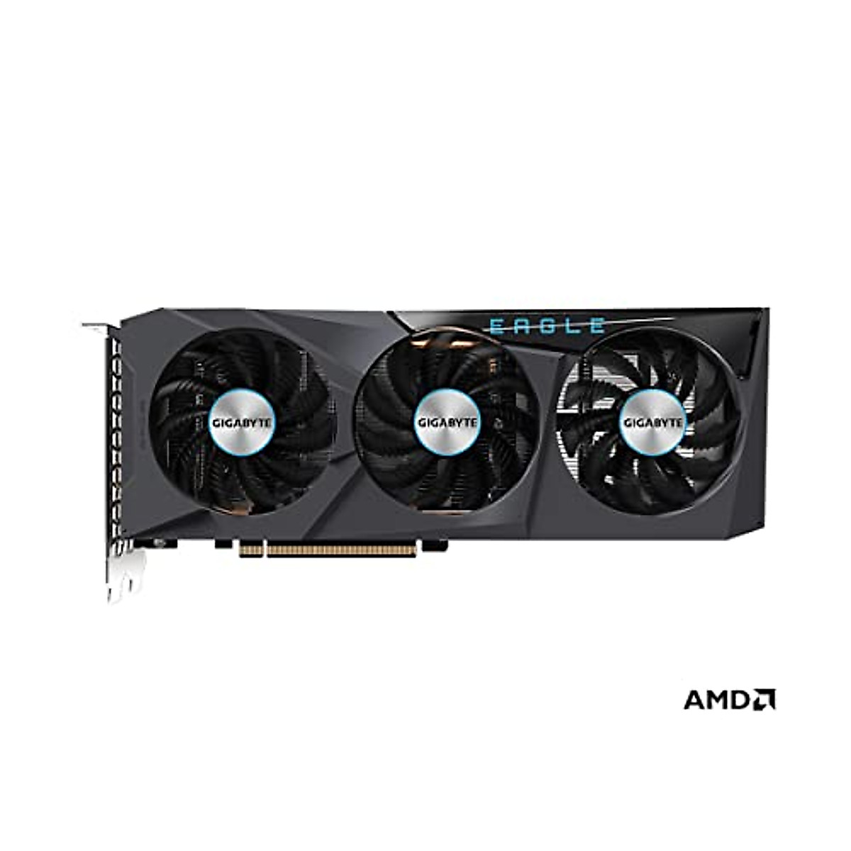 Gigabyte Radeon RX 6600 Eagle 8G Graphics Card, WINDFORCE 3X Cooling System, 8GB 128-bit GDDR6, GV-R66EAGLE-8GD Video Card