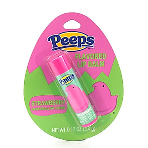 Peeps (1) Easter Candy Flavored Lip Balm - Strawberry Marshmallow Creme - Net Wt. 0.12 oz / 3.4 g
