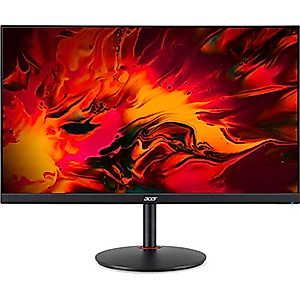 Acer Nitro XV252Q Zbmiiprx 24.5" Full HD (1920 x 1080) IPS Zero-Frame FreeSync Premium Gaming Monitor, DisplayHDR400, 99% sRGB, Up to 280Hz, Up to 0.5ms (Display Port & 2 x HDMI 2.0 Ports), Black