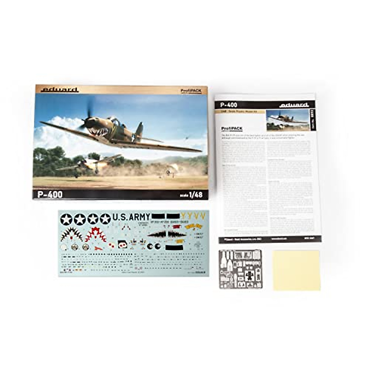 Eduard EDK8092 1:48 Profipack-P-400 Model Kit, Various