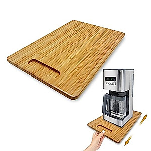 Appliance Sliders for Kitchen Appliances, Sliding Tray for Coffe Maker, Espresso Coffee Machine, Air Fryer, Kitchen Stand Mixer, Toaster, Kitchen Sliders for Counter (9.5” X 13.8”)