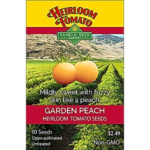 Garden Peach Heirloom Tomato Seeds - Non-GMO