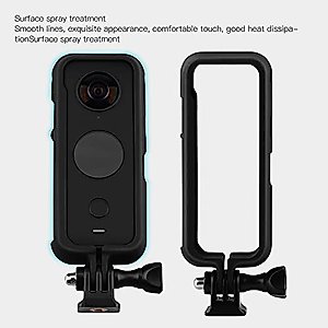SALUTUY Camera Stand, Four Sections Adjusted Webcam Stand Drop Proof Scalable Shock Proof with Side Window for Insta360 ONE X2 Camera