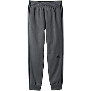 adidas Men's Slim 3 Stripe Sweatpants, Utility Ivy, X-Large