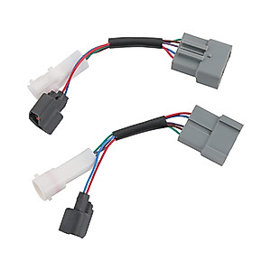 JDMSPEED New Mirrors Power Heated Upgrade Harness Adapter LH RH Pair Set Replacement For Ford Excursion 2000-01, Replacement For Ford F250 F350 F450 F550 1999 2000 2001 2002 2003 Mirror Wiring Adapter