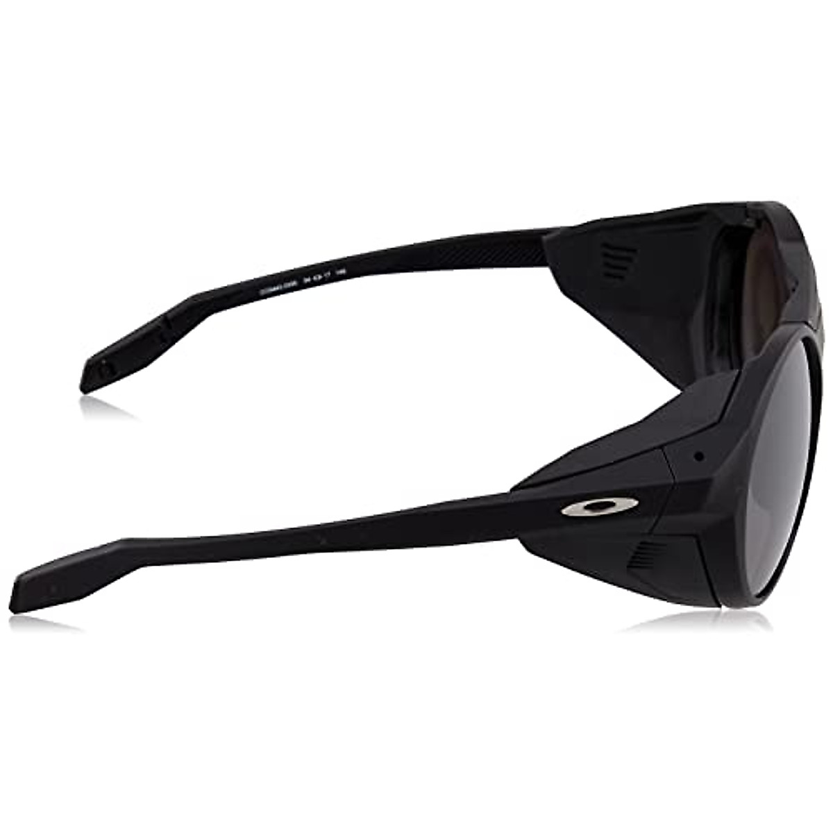 Oakley Men's OO9440 Clifden Round Sunglasses, Matte Black/Prizm Black Polarized, 54 mm