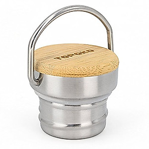 Replacement Lid for Hydro Flask Standard Mouth 12, 18, 21, 24 oz & Simple Modern Ascent 12-64oz Bottles BPA-free Leakproof Bite Lid Bamboo Lid Water Bottle Accessories