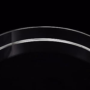 Acrylic Tray, Clear Serving Tray with Handles Decorative Tray Organizer for Coffee Table Bathroom Kitchen Office, 15.75 x 15.75 x 1.97inch