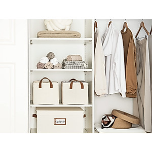 StorageWorks 2-Pack Narrow Storage Bins with 2-Pack Rectangle Storage Bins