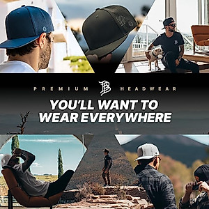 Branded Bills Pearl Old Glory PVC Artic Camo Elite Curved, Snapback Closure, Lightweight, Comfortable Baseball Cap