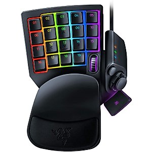 Razer Tartarus Pro Gaming Keypad: Analog-Optical Key Switches - Rapid Trigger - Adjustable Actuation - 32 Programmable Keys - Customizable Macros - Chroma RGB Lighting - Classic Black