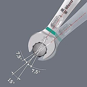 Wera 05020230001 6003 Joker 5 Set 1 Combination Wrench Set, 5 Pieces