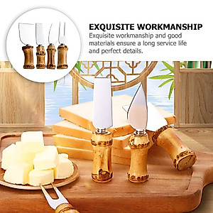 Hemoton 1 Set Cheese Set Cheese Fork Kitchen Cheese Cutter Multi-Function Cheese Tool Cheese Accessory Household Cheese Cutter Kitchen Cheese Tool Cheese Spatula Small Cheese Tool