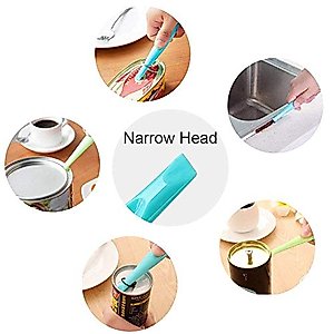 Cleaning Scraper Tool Kitchen Plastic Scraper Multipurpose Stiff Grill Scraper Scratch Free Cleaning Tool Can Opener Sticker Scraper Label Remover Gum Scraper Bottle Opener – 3 PCS