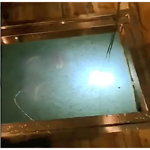 Lightingsky 12V 14W 180 LEDs 1300 Lumens LED Submersible Fishing Light Underwater Fish Finder Lamp with 5m Cord (White)