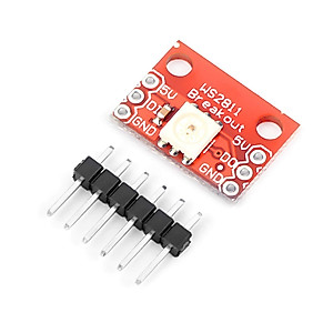 Pinsofy Sturdy 5Pcs Led Module, Convenient Ws2812 Board, for 5050 Led DIY USB Power Supply/Breadboard Design