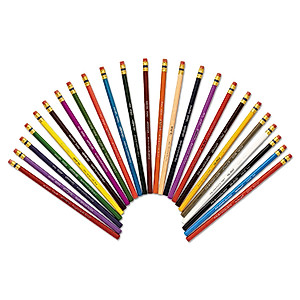Prismacolor Col-Erase Erasable Colored Pencil, 24-Count, Assorted Colors (20517)