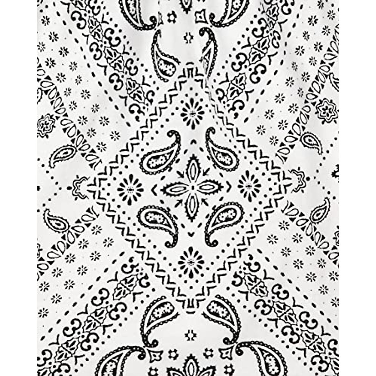 The Children's Place Baby and Toddler Girls Sleeveless Tank Top and Shorts Set 4-Pack, Paisley/Paisley & Floral, 5T