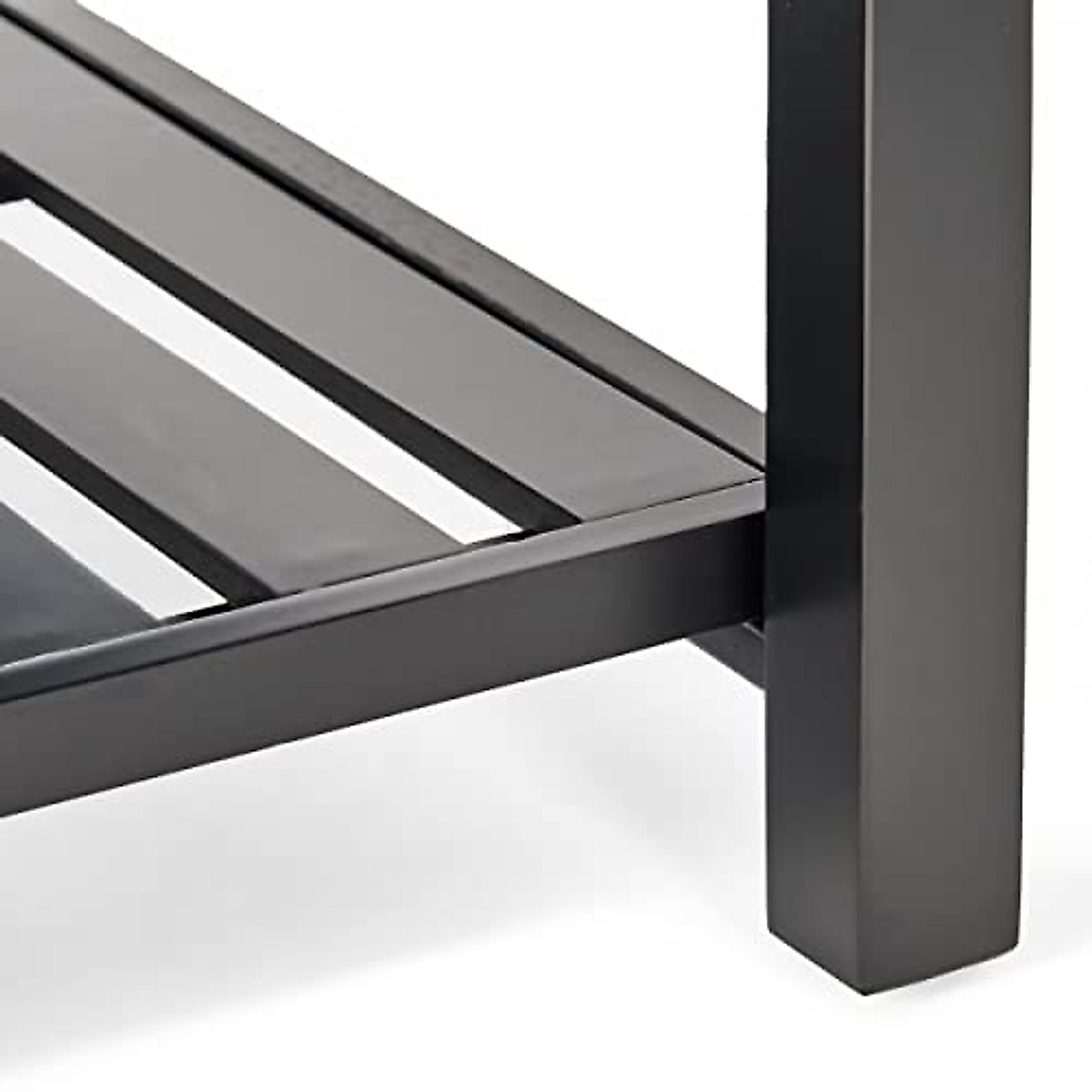 Christopher Knight Home Miriam Ottoman with Storage and Bottom Rack, Brown