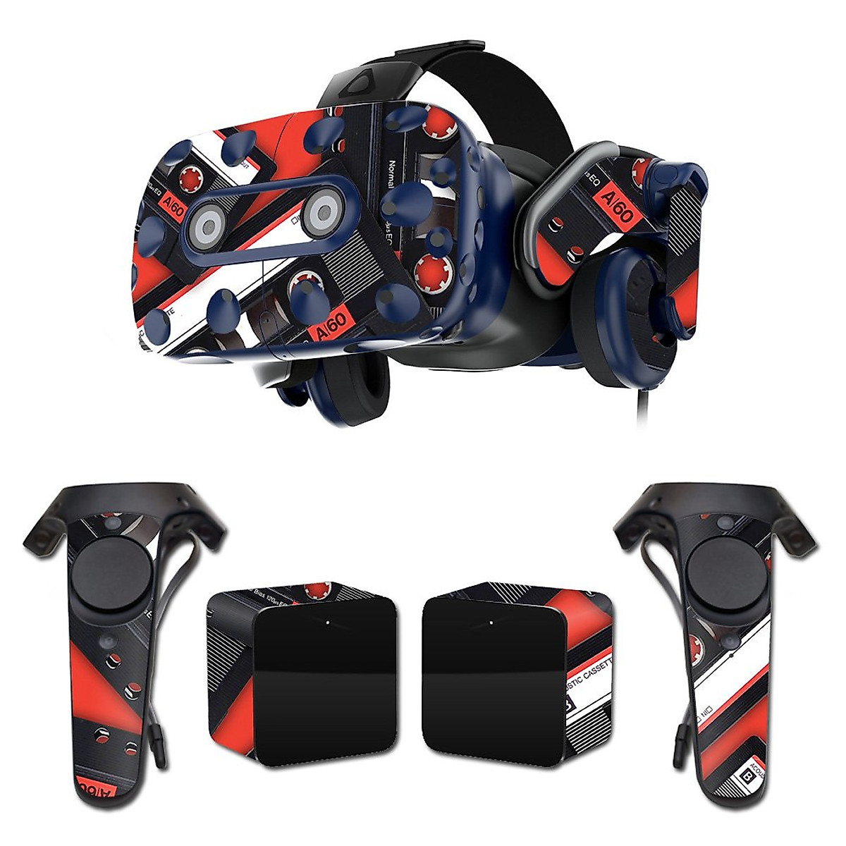 MightySkins Skin Compatible with HTC Vive Pro VR Headset - Mixtape | Protective, Durable, and Unique Vinyl Decal wrap Cover | Easy to Apply, Remove, and Change Styles | Made in The USA
