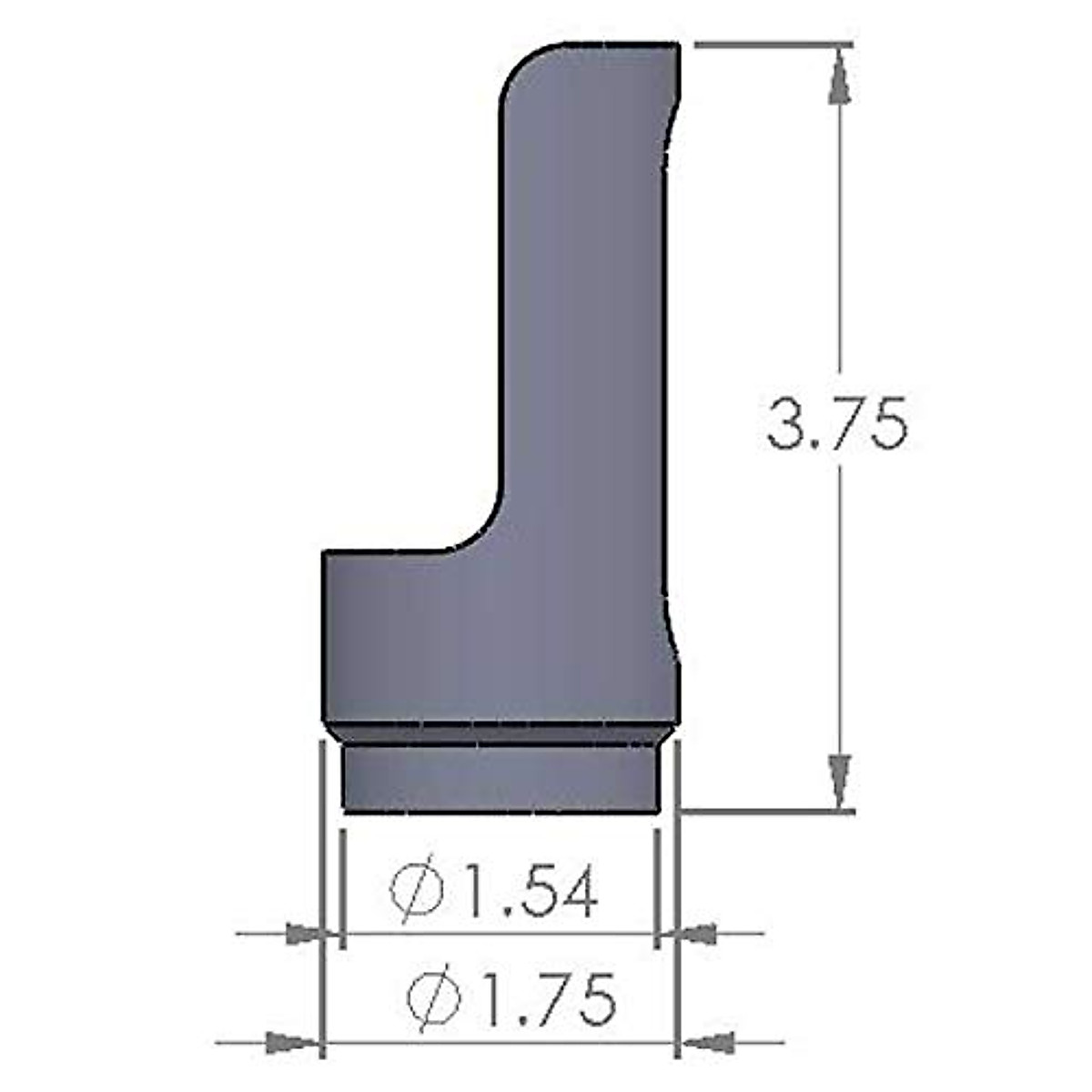 Barnes 4WD Polaris RZR 900 ROLL CAGE Adapter Bung KIT 1-3/4" X .095" Wall