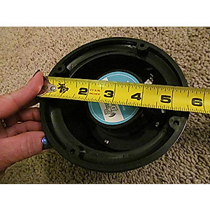 2 RV Marine Gloss Black Wavy Silver 5.25" Flush Mount Speaker UV Waterproof