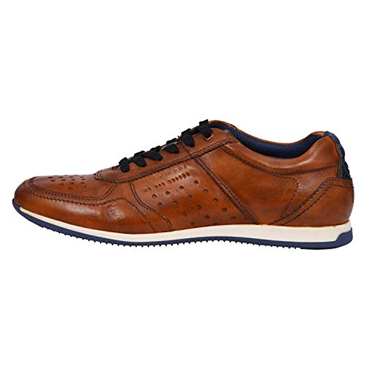 bugatti Men's Low-Top Sneakers, Brown Cognac 6300, 8.5