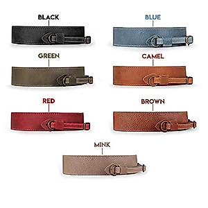 MegaGear SLR, DSLR Sierra Series Genuine Leather Camera Shoulder or Neck Strap