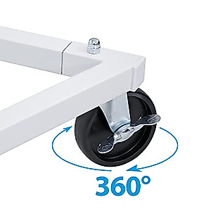 ZenStyle Clothes Rack Z Base Clothing Garment Rack on Wheels Commercial Heavy Duty Rolling Clothing Coat Rack Holder, Holds up to 220 lbs