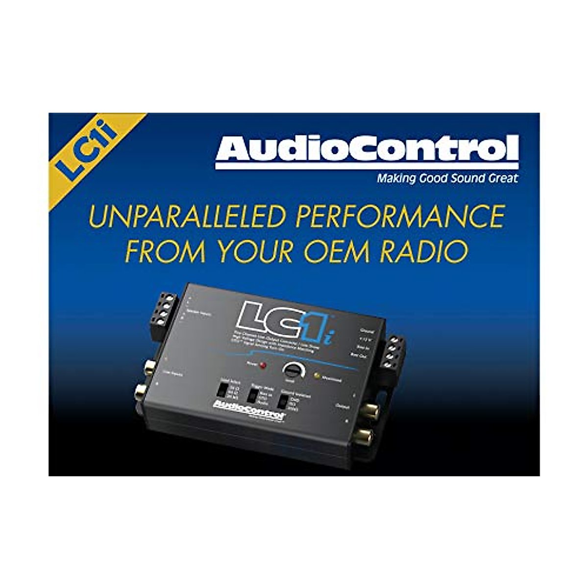 AudioControl LC1i Active 2-Channel Line Driver/Output Converter with Impedance Matching