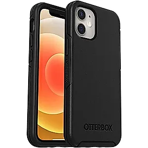 OtterBox Symmetry Series Case for iPhone 12 Mini, Non-Retail Packaging - Black