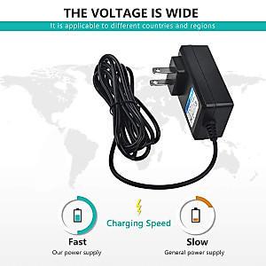 PwrON (6.6FT Cable) 9V AC-DC Adapter Charger for M-Audio Venom Synth Power Supply Cord Cable Mains