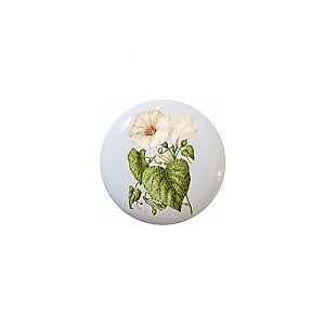 Butterfly Garden by TGF Lupine Daisy Petunia Coneflower Bush Potato Sea Dahlia Aster Flowers Butterflies Decorative Ceramic Dresser Drawer Pulls Cabinet Cupboard Knobs (#06 Potato Flowers)