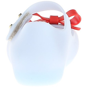 Mini Melissa Ultragirl Bow Flat ,Blue/Red,5 M US Toddler