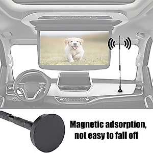 LTE Outdoor Antenna SMA Male 4G/3G 18dBi High Gain Magnetic GSM Outdoor Sucker Antenna 700-2700MHz 36cm High