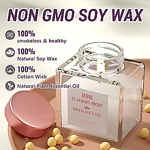 Gifts for Mom from Daughter - Great Mothers Day Gifts for Mom - Perfect Gifts for Mom, Funny Gifts for Mom, Christmas and Birthday Gifts for Mom, Funny Gifts for Women Lavender Scented Candle