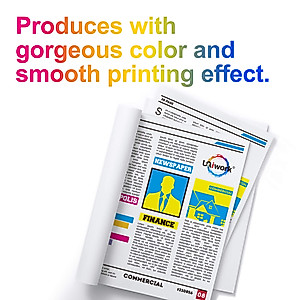 Uniwork Compatible Refill Ink Bottle Replacement for Epson 774 664 T774 T664 for ET-2650 ET-2550 ET-16500 ET-4500 ET-4550 ET-3600 ET-2600 ET-4550 Printer Tray (Black, Cyan, Magenta, Yellow, 5Pack)