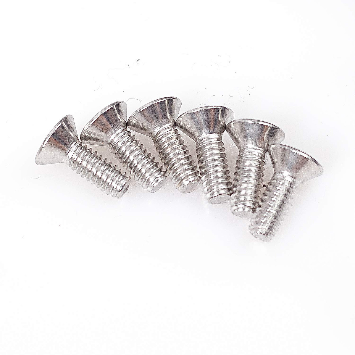 KINJOEK 100 Packs 1/4-20 x 3/4 Inch Flat Head Socket Cap Screws, Allen Hex Socket Drive Countersunk Bolts, 304 Stainless Steel 18-8, Full Thread, Bright Finish, Heavy Duty Hexagon Machine Screw