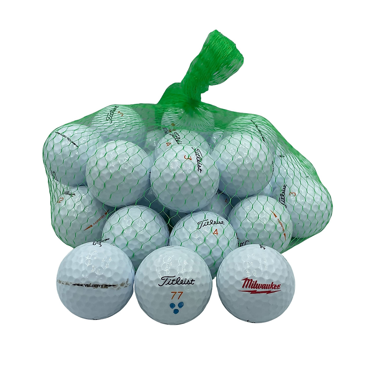 Golf Ball Planet Velocity Used Golf Balls 5A/Mint (24)