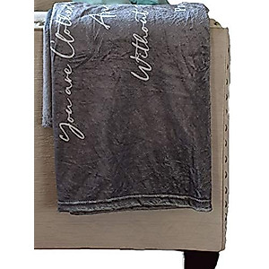 Double Creek Proverbs 31 Woman Lightweight Scripture Throw Blanket Inspirational Verses, Comfort Blanket 50"x 60" Gift for Women