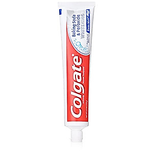 Colgate Baking Soda and Peroxide Whitening Toothpaste, Brisk Mint - 6 ounce (6 Pack)