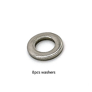 Fhome Universal Headboard or Footboard Hardware, 304 Stainless Steel Nuts and Bolts 4 inches, Bed Frame Bolts, Headboard Bolts, Bolts for Headboard to Frame, Footboard & Headboard Bolts and Nuts Kit