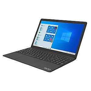 Evoo EVOO Ultra Thin 15.6 inch 8GB 256GB Intel core i7-6660U X2 2.4GHz Win10, Black