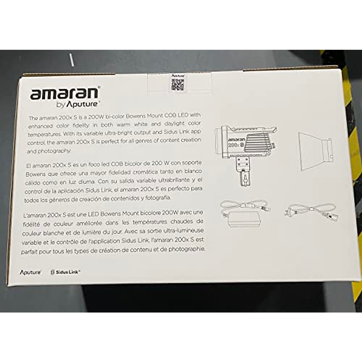 Aputure Amaran 200x S 200xs 200x-s 200W Bi-Color LED Video Light, DC/AC Power Supply, Bluetooth App Control, CRI95+ TLCI98+, 9 Lighting Effects for Filmmaking Studio Photography (200x Upgrade 2023)