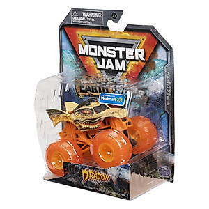 Monster Jam Earth vs Surf Series 1:64 Scale Diecast Truck Dragon (Earth)