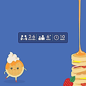 Ridley's Games: Waffle Topple | Fun Food Balancing Game for All Ages | Game for 2+ Players with 15 Minute Playtime for Ages 6+ | Don't let The Stack Fall Over!